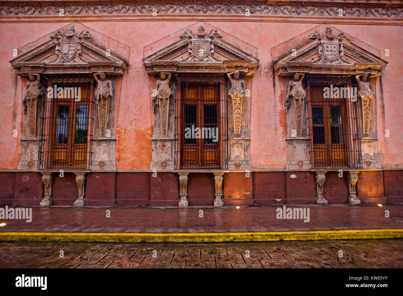 Casa de Montejo, Plaza Mayor, Merida Stock Photo - Alamy