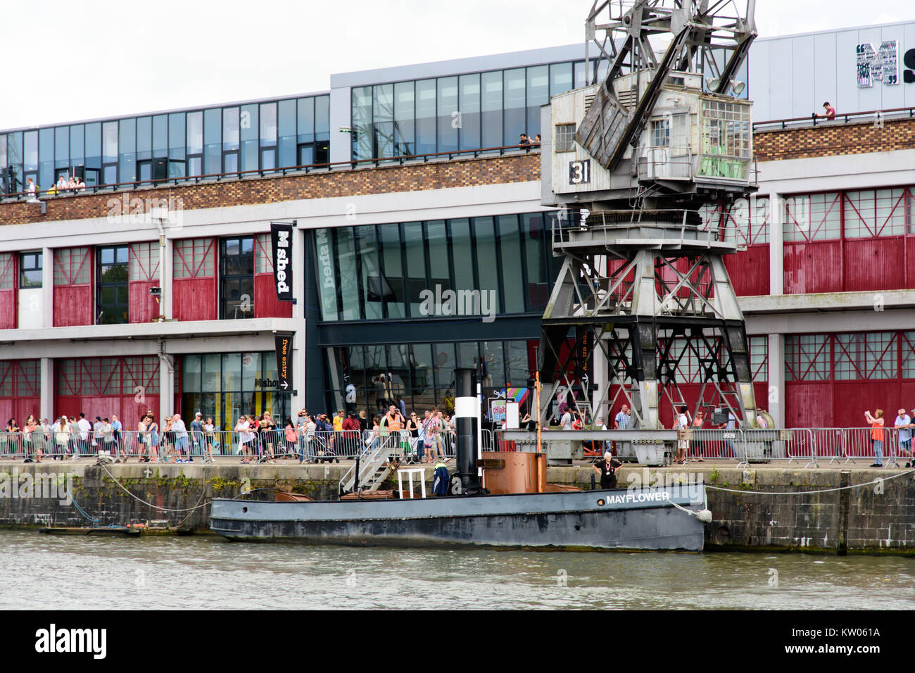 Bristol, England - July 17, 2016: Mayflower, the world's oldest steam ...