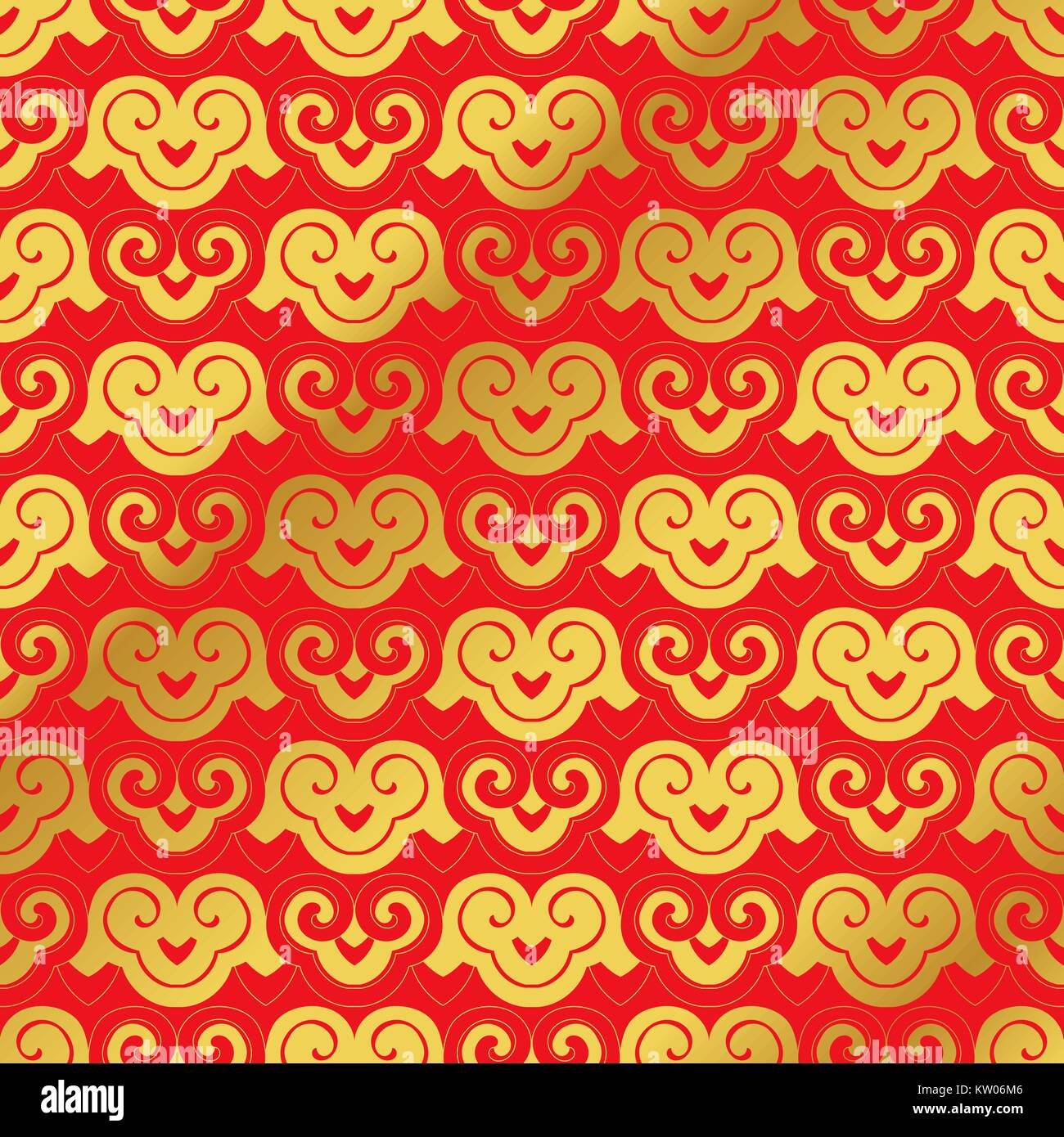 Seamless Golden Chinese Background spiral curve cross retro Japanese ...