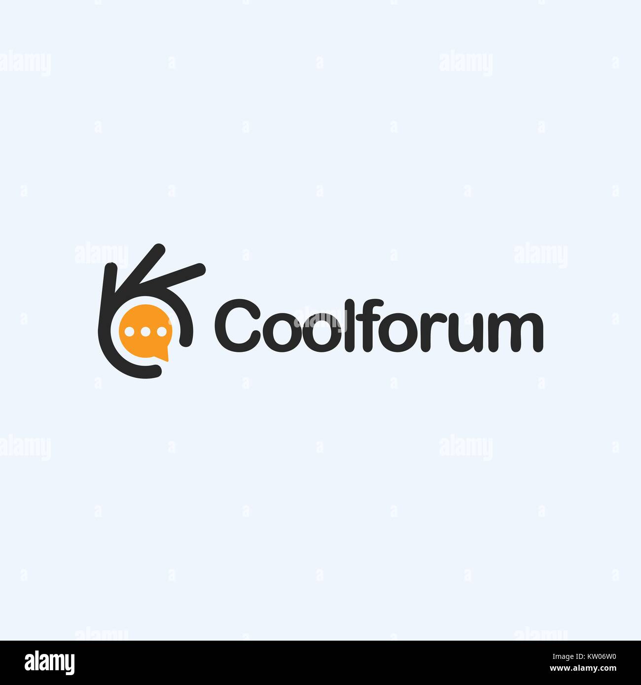 Chat icon, forum, talk, communicate illustration. Ok symbol, Okay ...