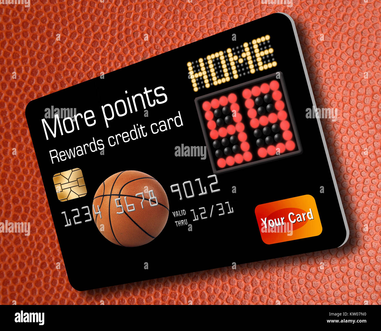 Points shown on a basketball scoreboard go with the theme of getting a ...