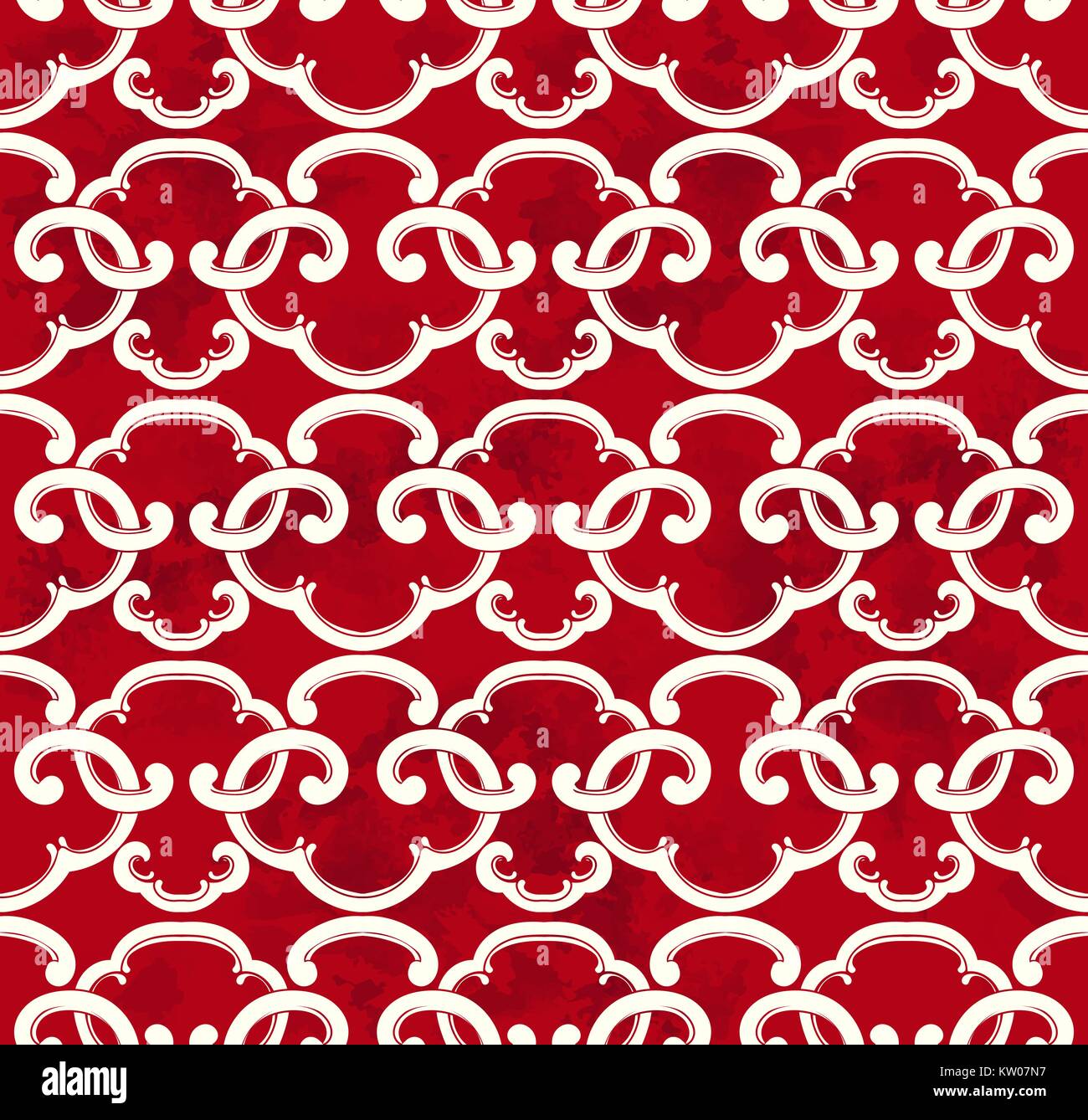 Seamless Vintage Chinese Background oriental spiral cross geometry ...