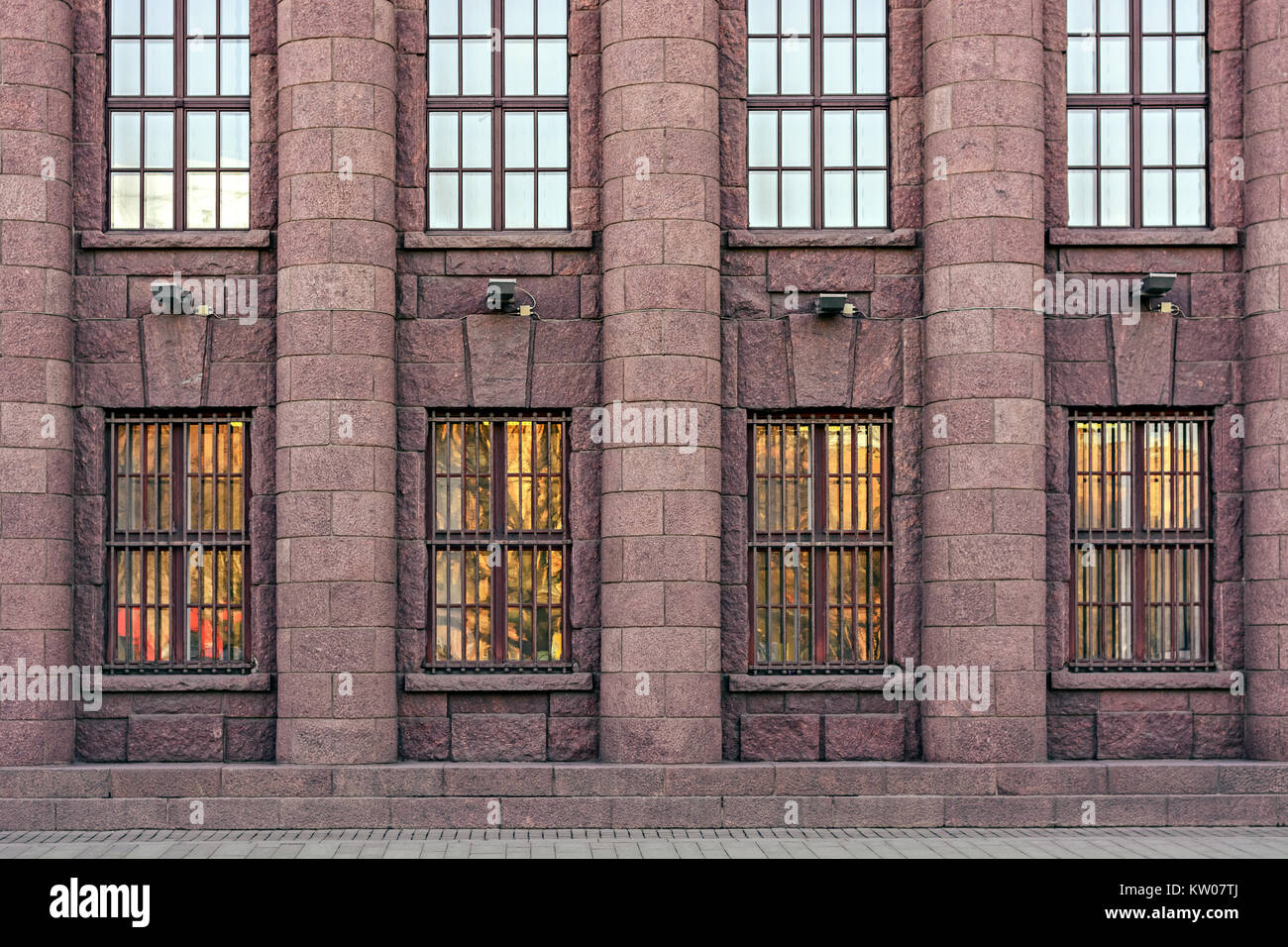 Polished Granite Building Facade