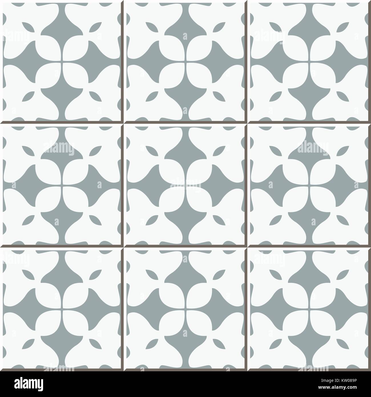 Ceramic tile pattern of check cross geometry Stock Vector Image & Art ...