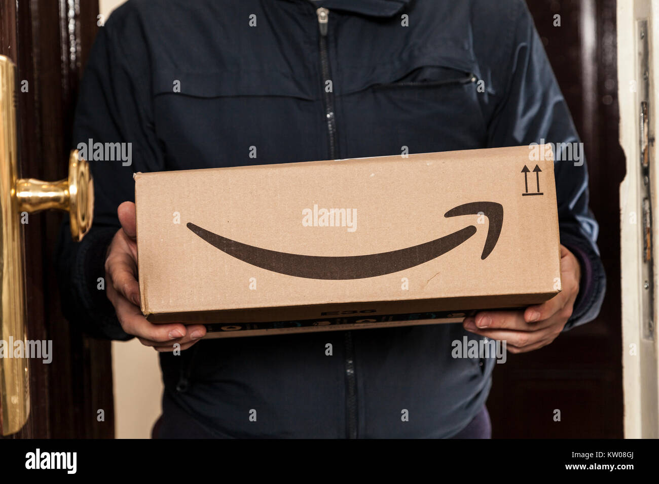 The postman logo hi-res stock photography and images - Alamy