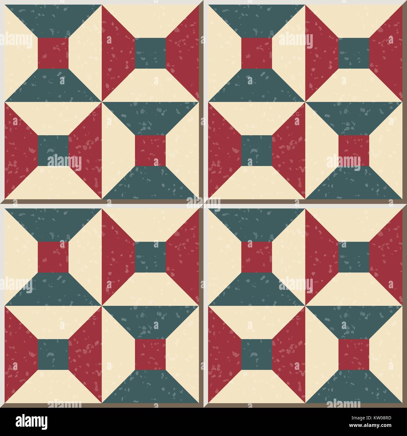 Ceramic tile pattern of square geometry cross check Stock Vector Image ...