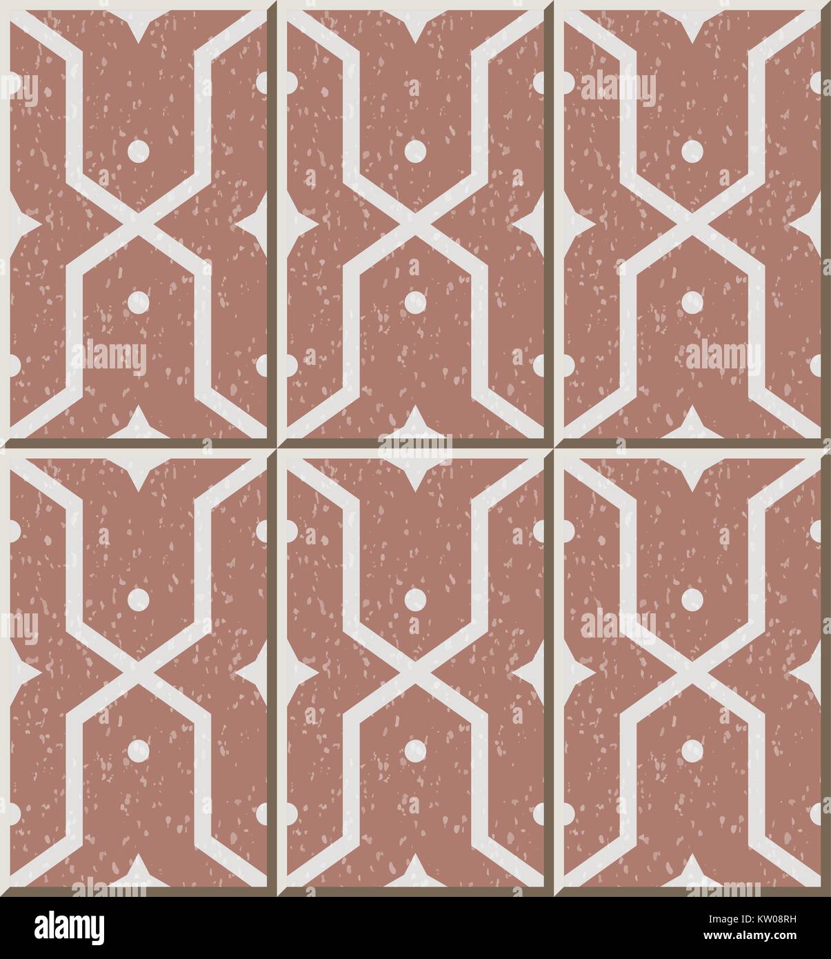 Ceramic tile pattern of star round geometry cross frame Stock Vector ...