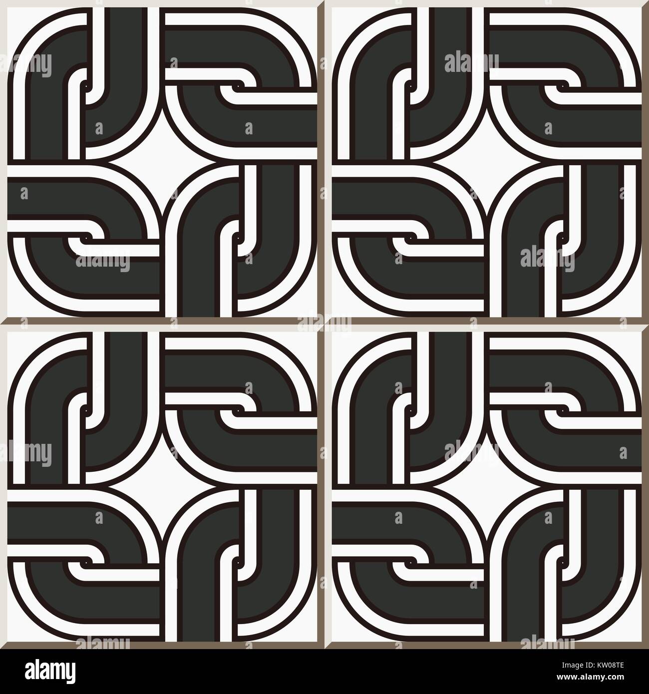 Garden wall corner Stock Vector Images - Alamy