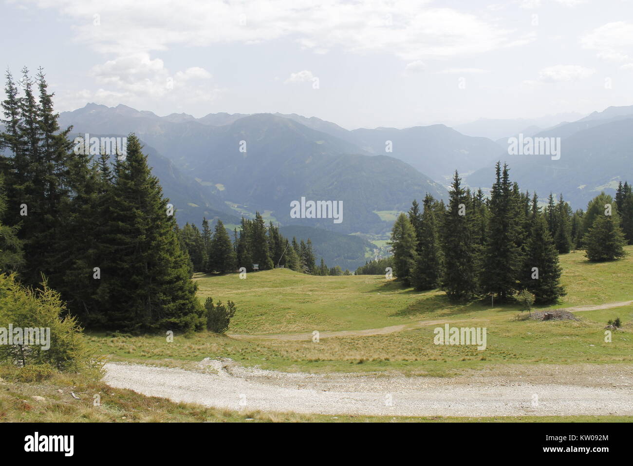 view of alpine mountains in northern Italy Stock Photo - Alamy