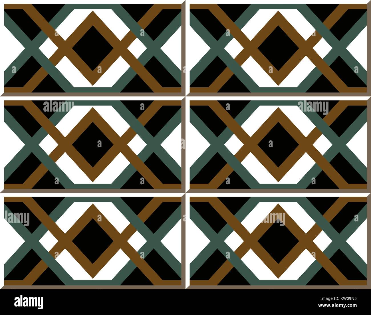 Ceramic tile pattern of cross square check Stock Vector Image & Art - Alamy