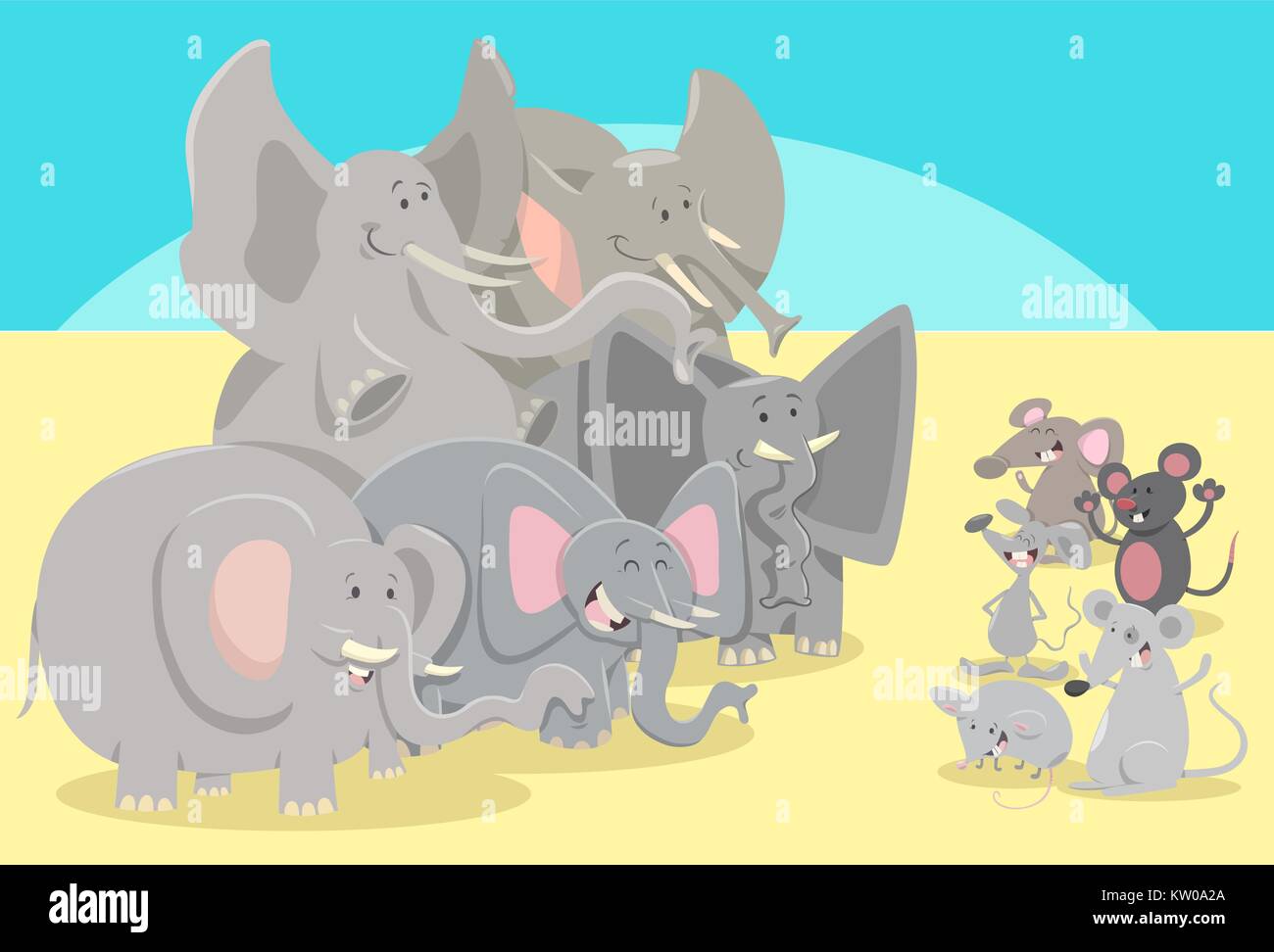Elephant and mouse hi-res stock photography and images - Alamy