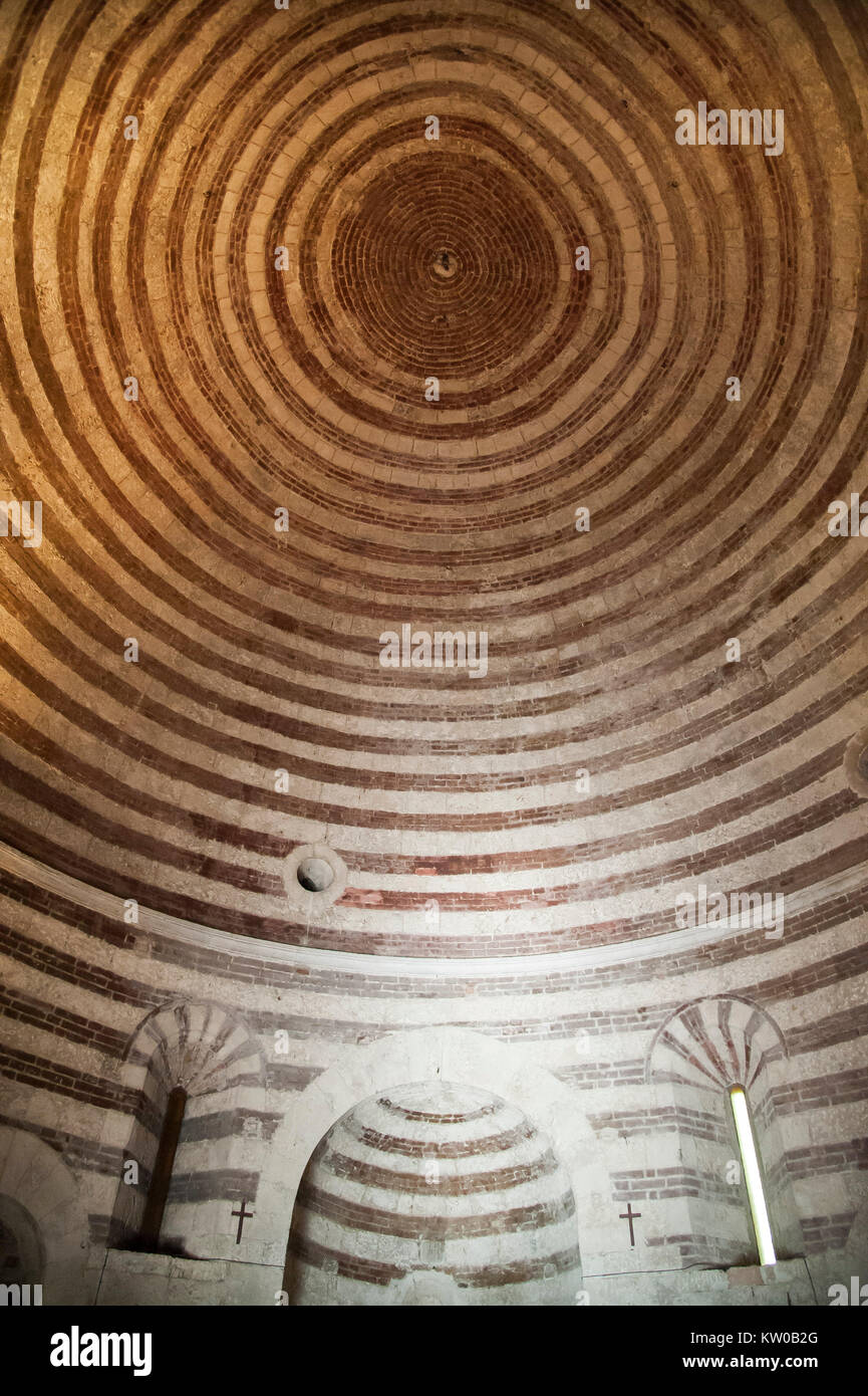 Eremo di Montesiepi (Montesiepi Chapel) on the top of the hill where ...