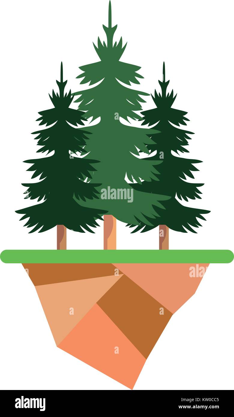 pine trees design Stock Vector Image & Art - Alamy