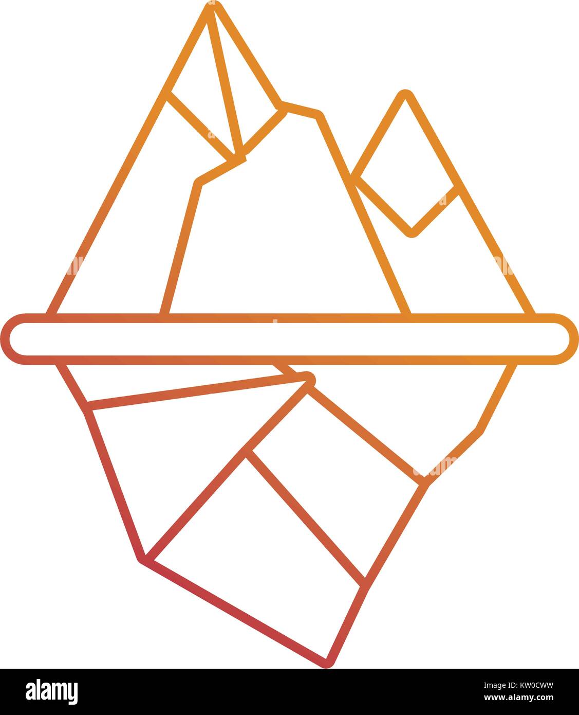 alps landscape icon Stock Vector Image & Art - Alamy