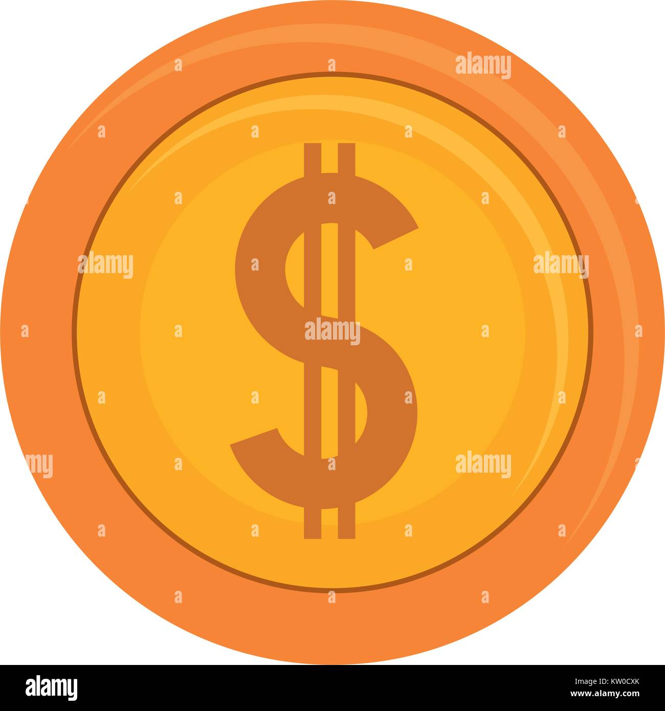 money coin icon Stock Vector Image & Art - Alamy