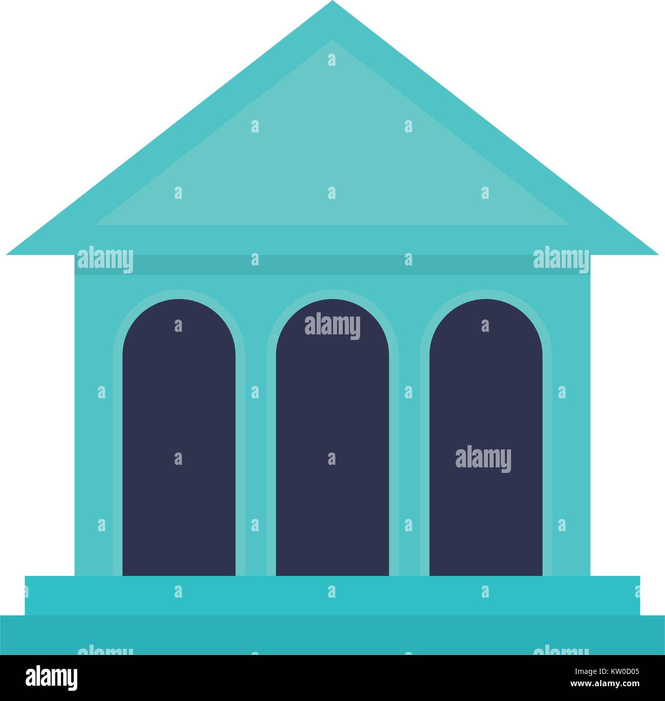 bank building icon Stock Vector Image & Art - Alamy