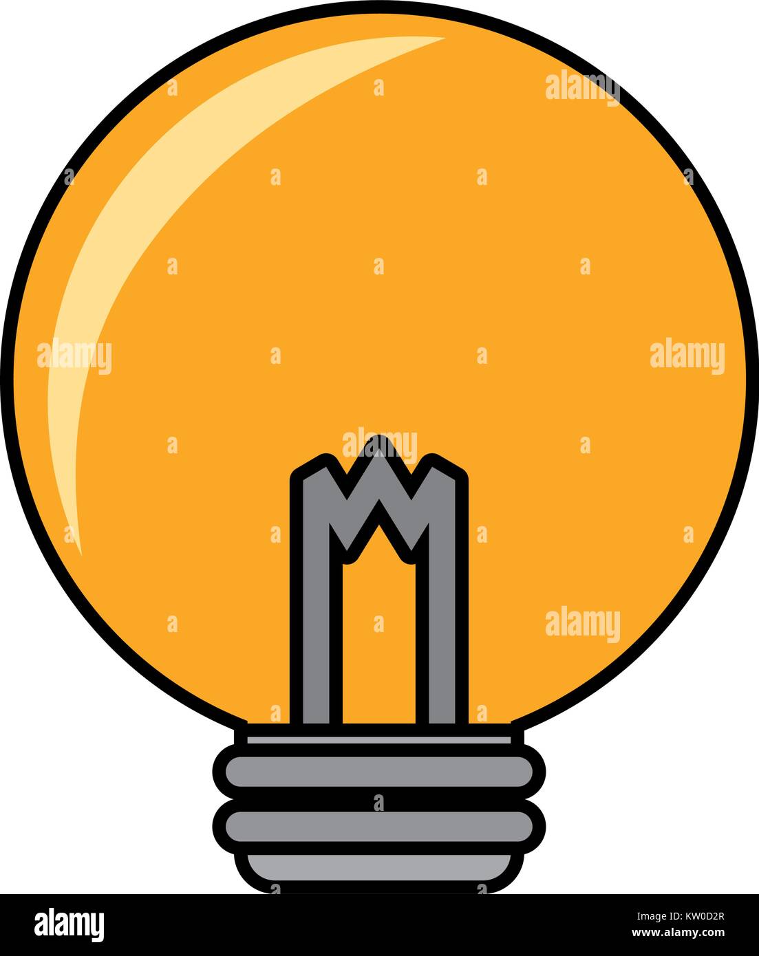 light bulb icon Stock Vector Image & Art - Alamy