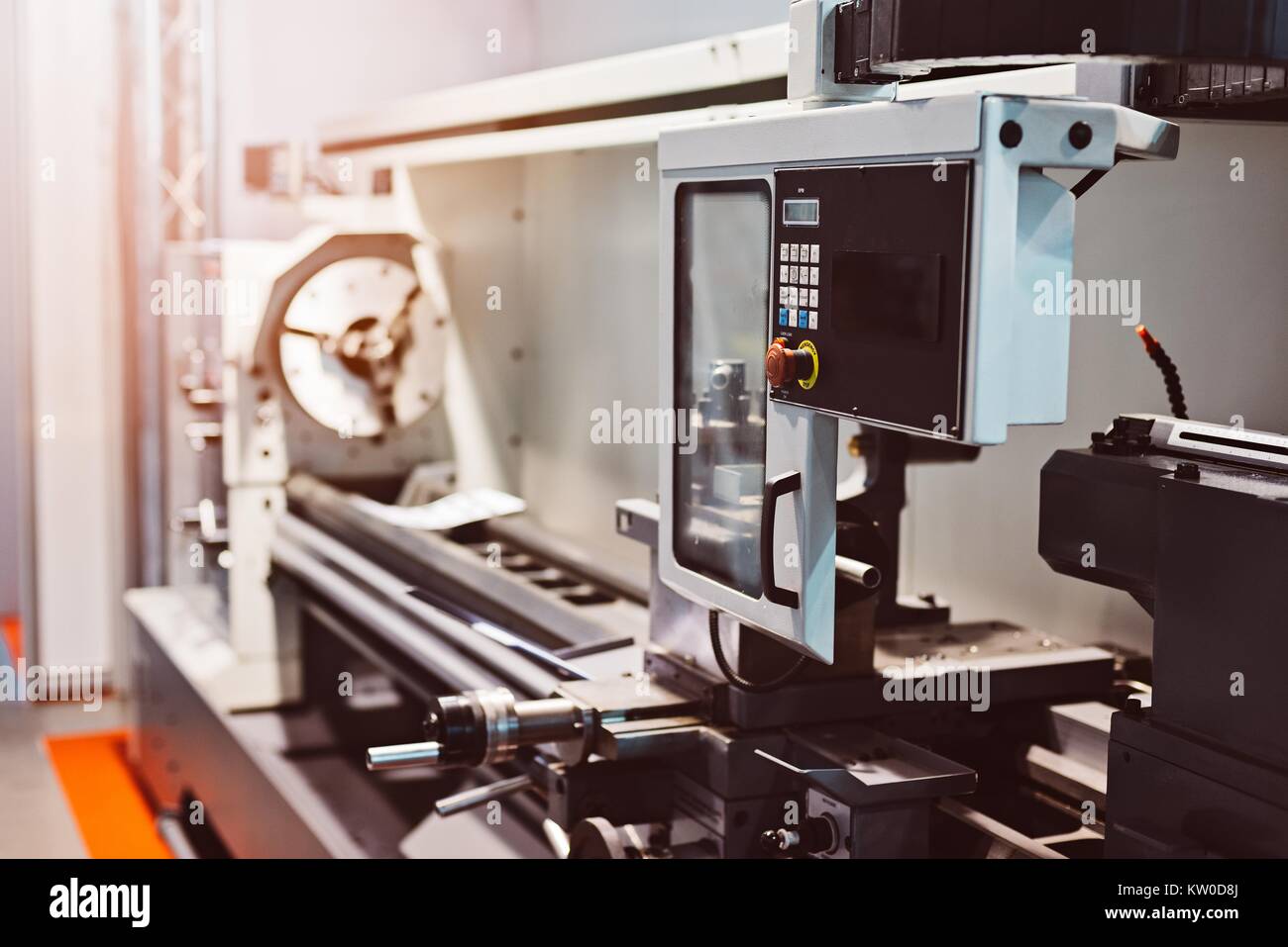 Computer controlled lathe hi-res stock photography and images - Alamy