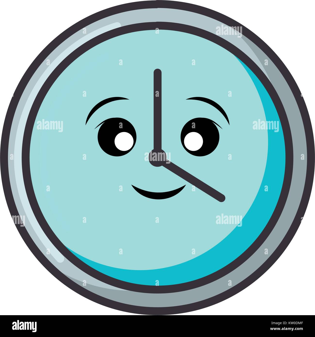 kawaii clock icon image Stock Vector Image & Art - Alamy