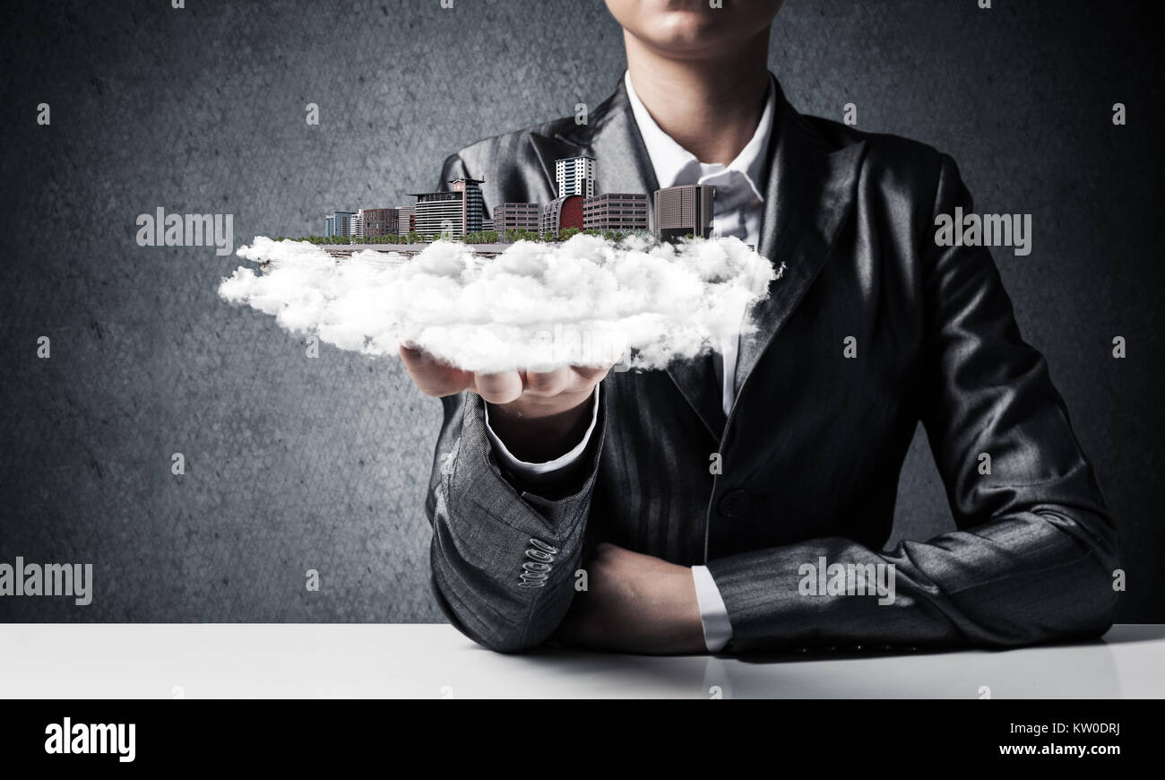 Concept of modern urban development Stock Photo - Alamy