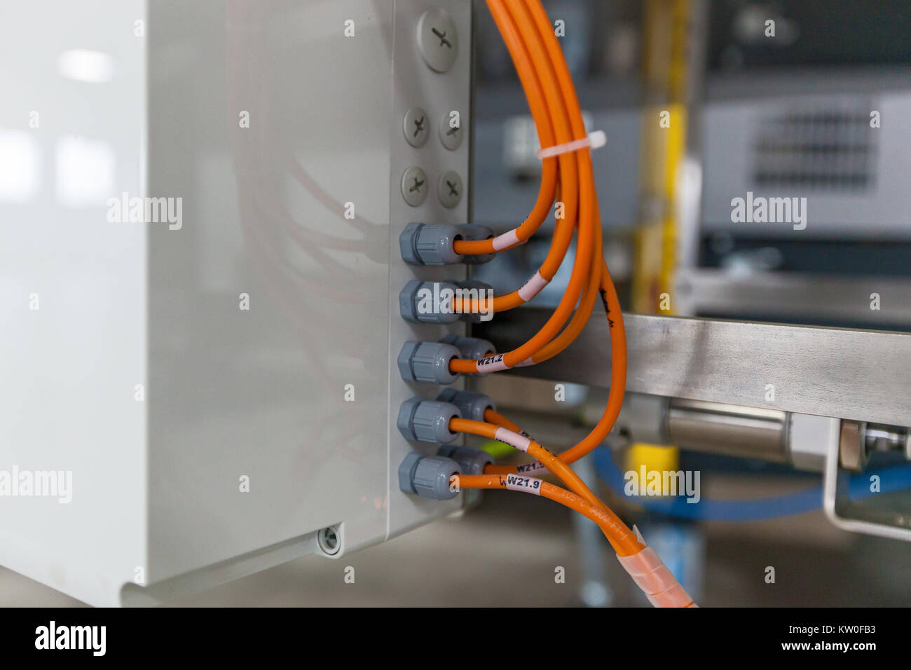 Old telephone junction box hi-res stock photography and images - Alamy
