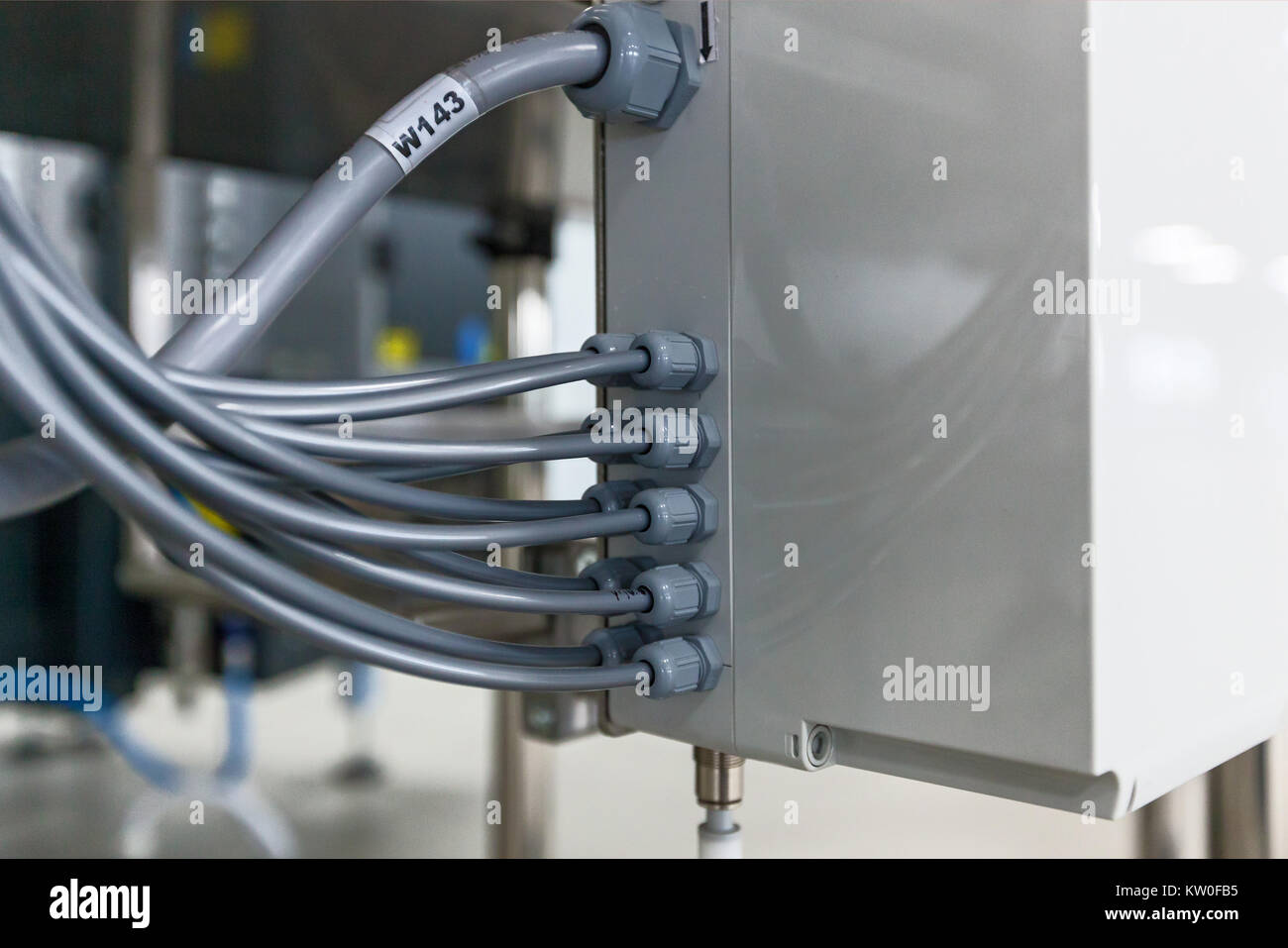 Old telephone junction box hi-res stock photography and images - Alamy