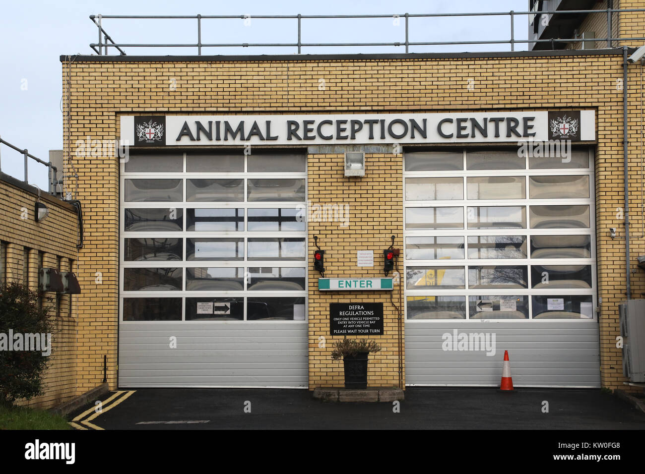 General view of Heathrow Animal Reception Centre (HARC) where animals ...