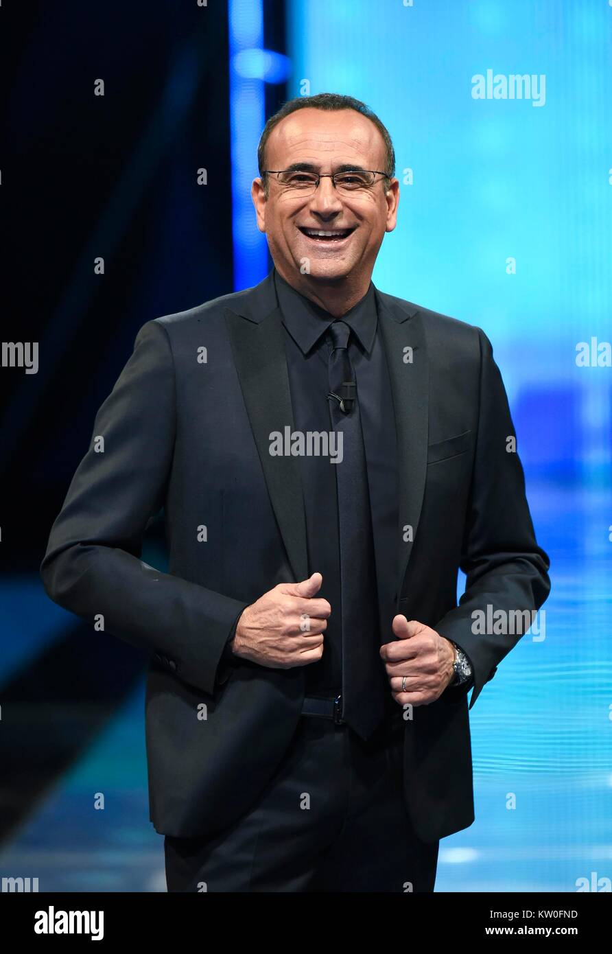 Rome 28/04/2017 : The Italian showman Carlo Conti Credit © Fabio ...