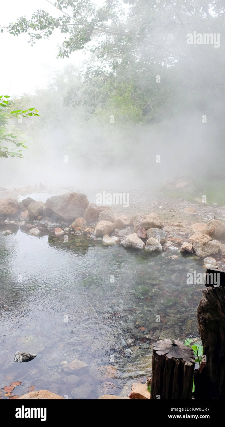 Tha Pai Natural Hot spring at mae hong son province, Thailand Stock ...