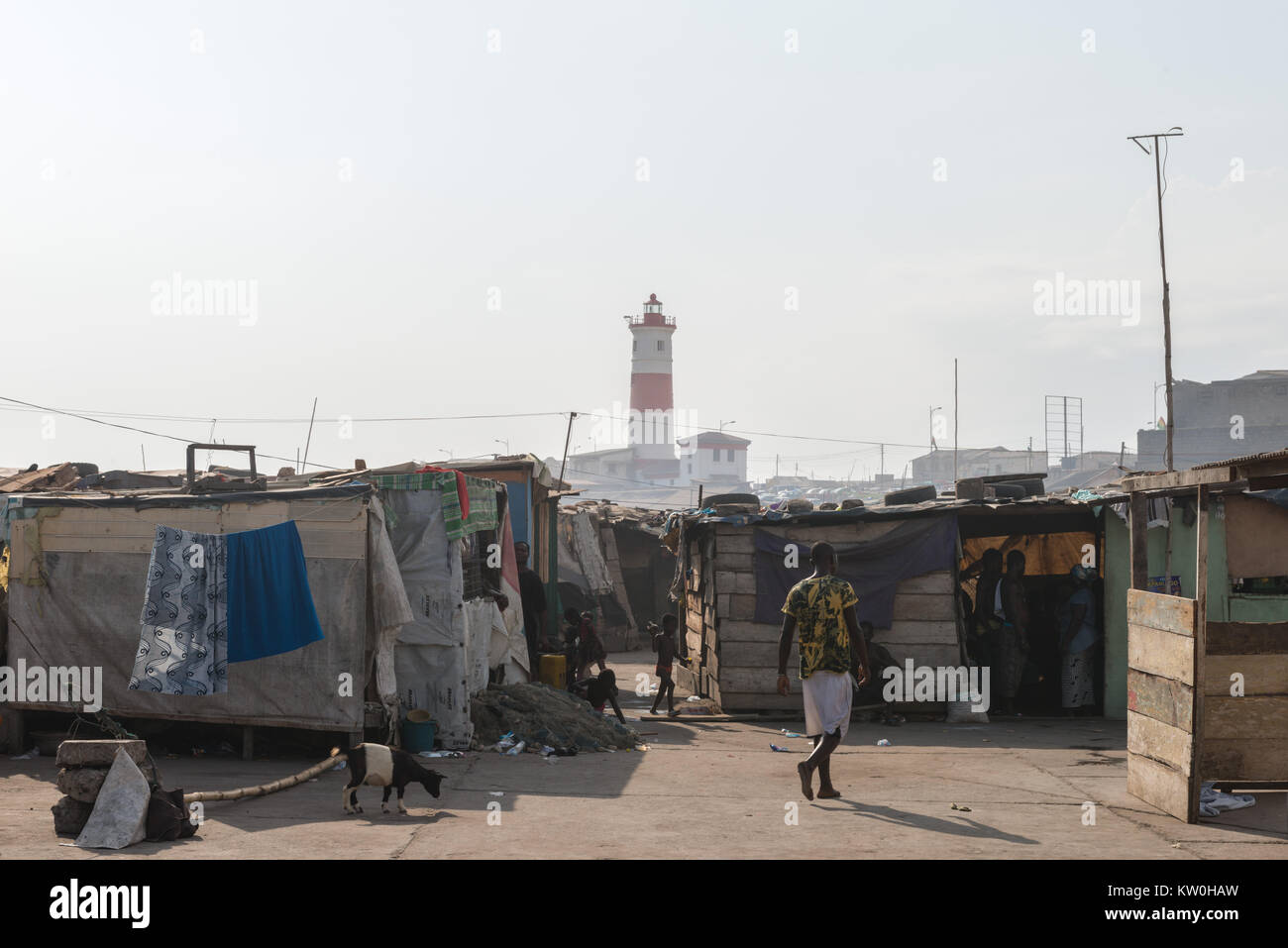Jamestown lighthouse, "Christ the King of Kings School" in Jamestown ...