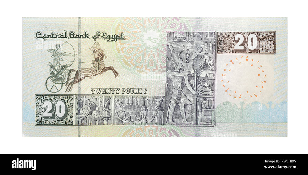 Egyptian twenty pound banknote hi-res stock photography and images - Alamy