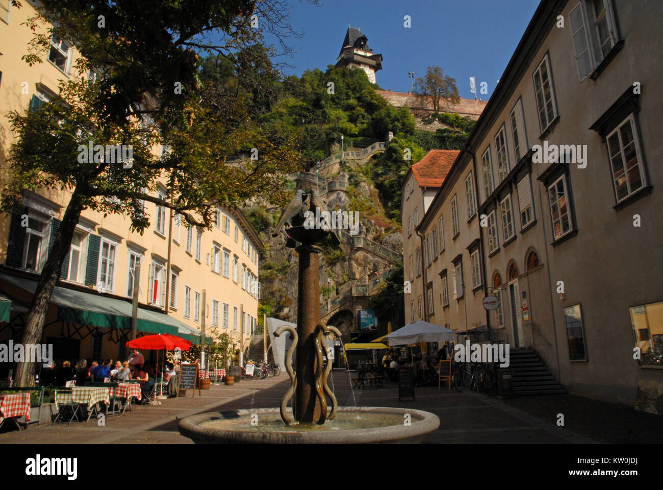 Schlossberg in graz city hi-res stock photography and images - Alamy