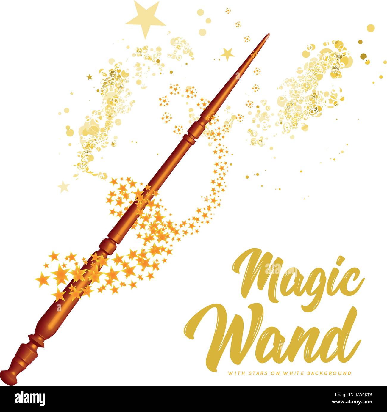 Magic wand vector hi-res stock photography and images - Alamy