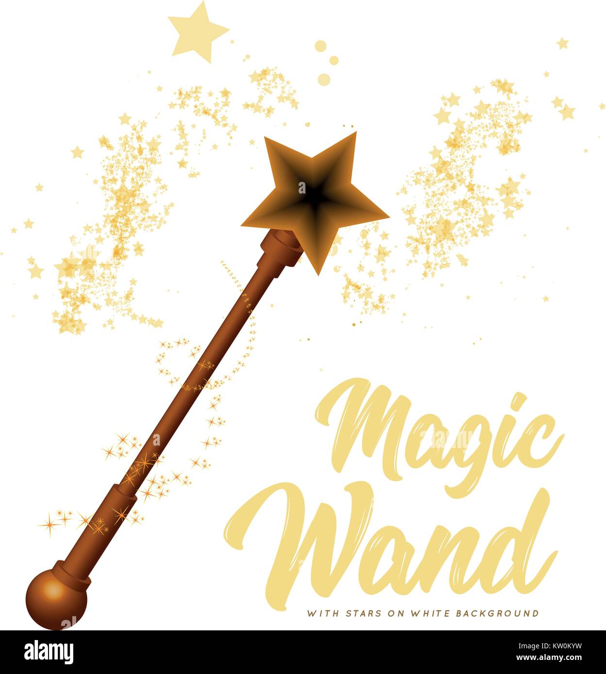 Wand silhouette Stock Vector Images - Alamy