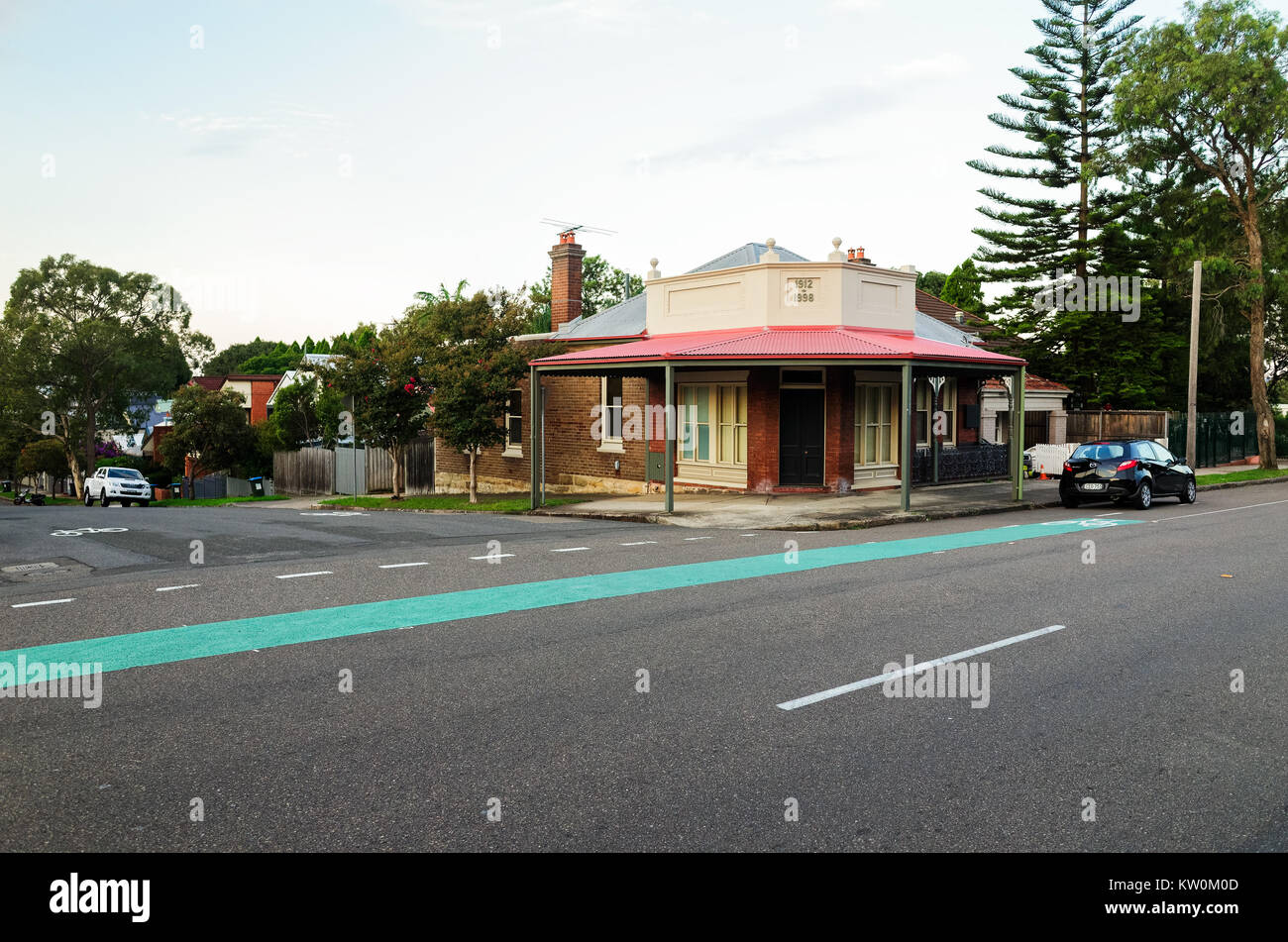 Old historic building in federation architecture style from the ...