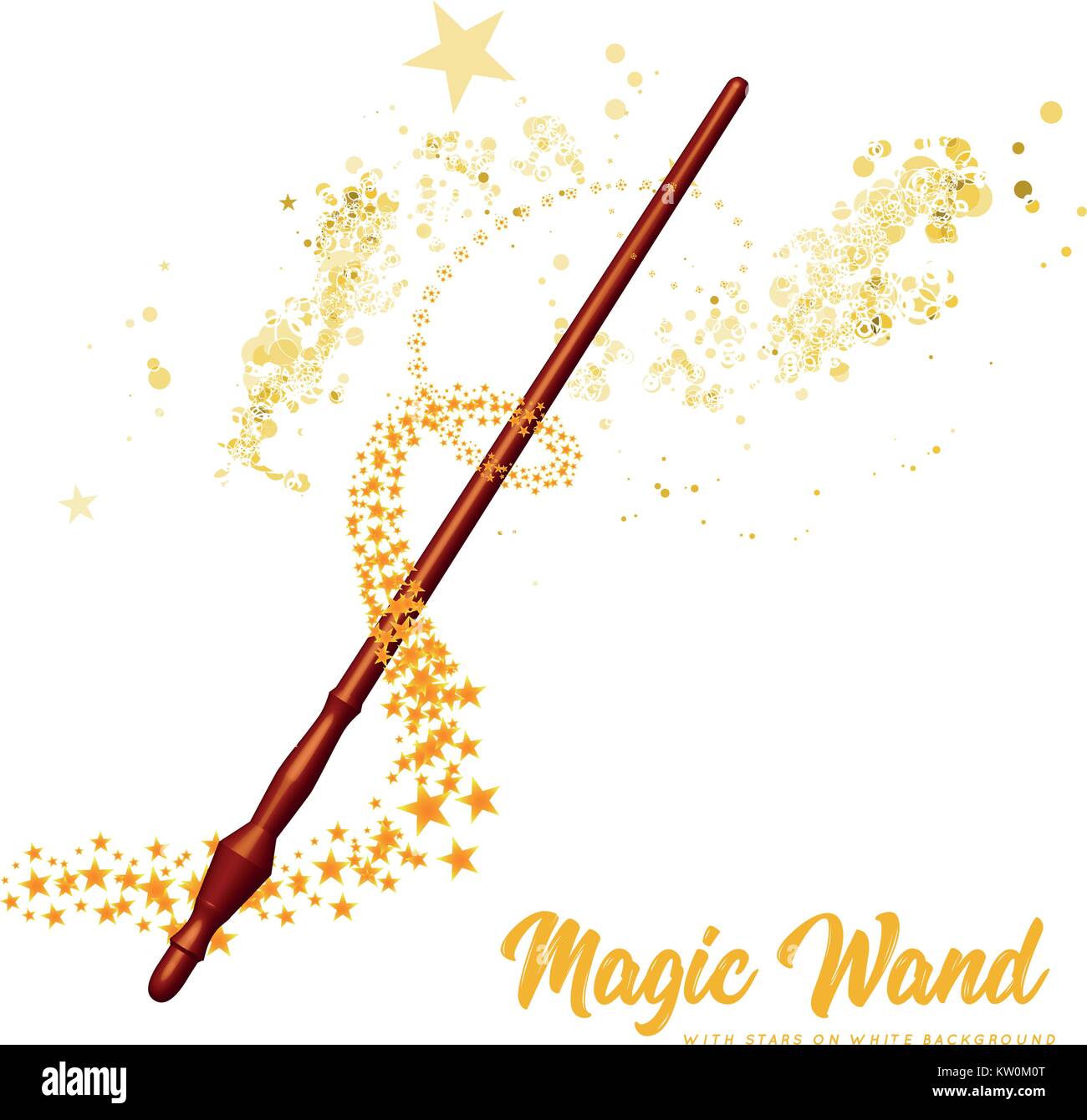 Wizard stick Stock Vector Images - Alamy