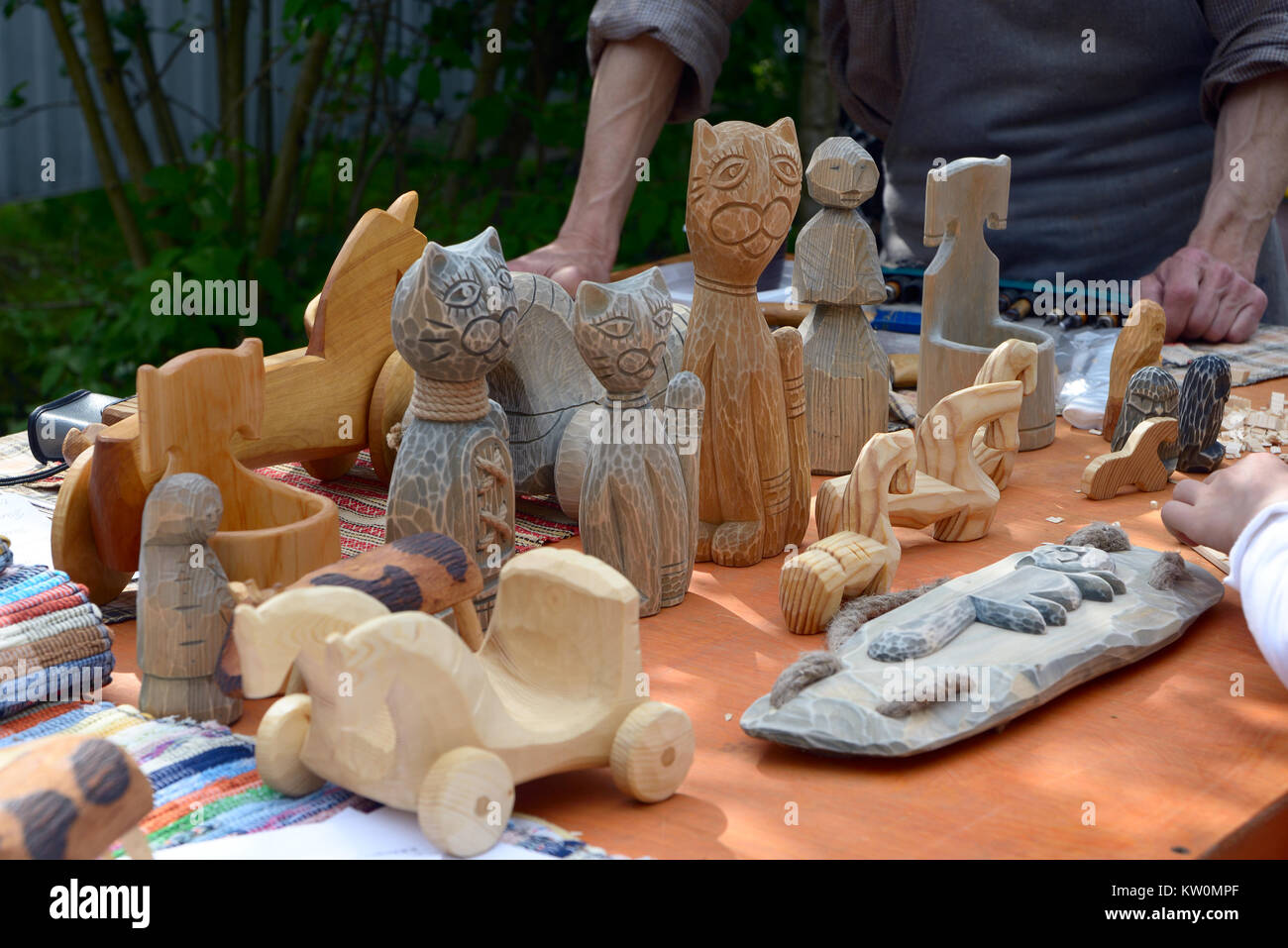 Traditional wooden toys hi-res stock photography and images - Alamy