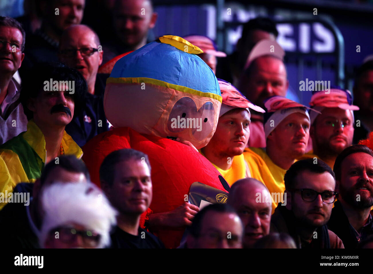 Fans in fancy dress during day twelve of the William Hill World Darts ...