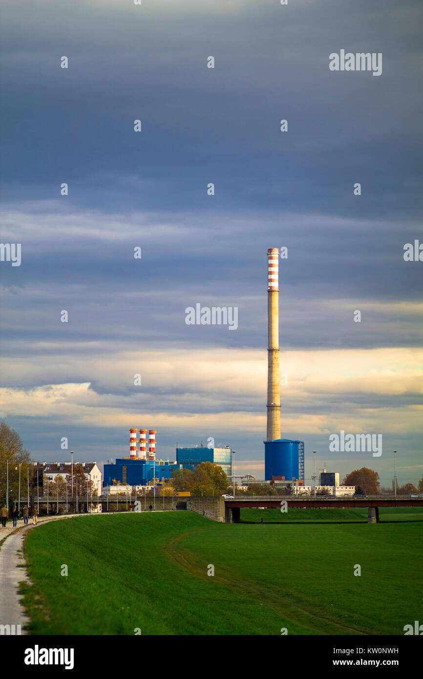 Zagreb heating plant hi-res stock photography and images - Alamy
