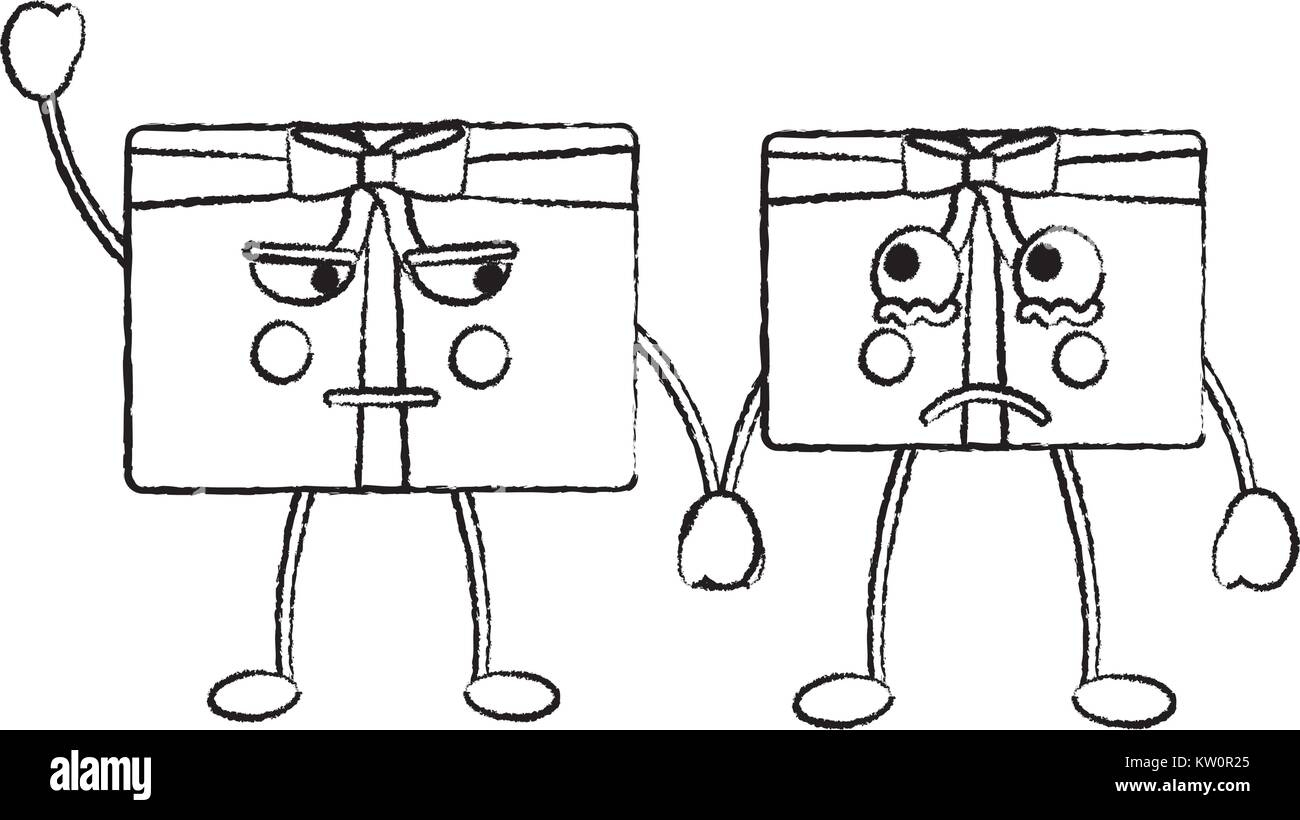 gift boxes emoji icon image vector illustration design Stock Vector ...