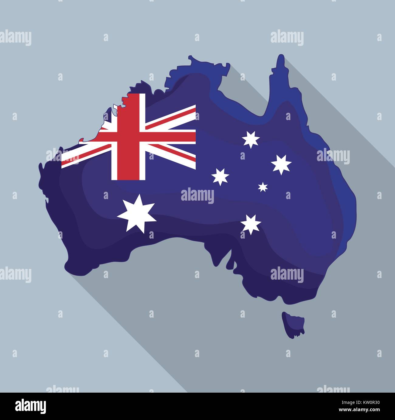 happy australia day map of australia Stock Vector Image & Art - Alamy