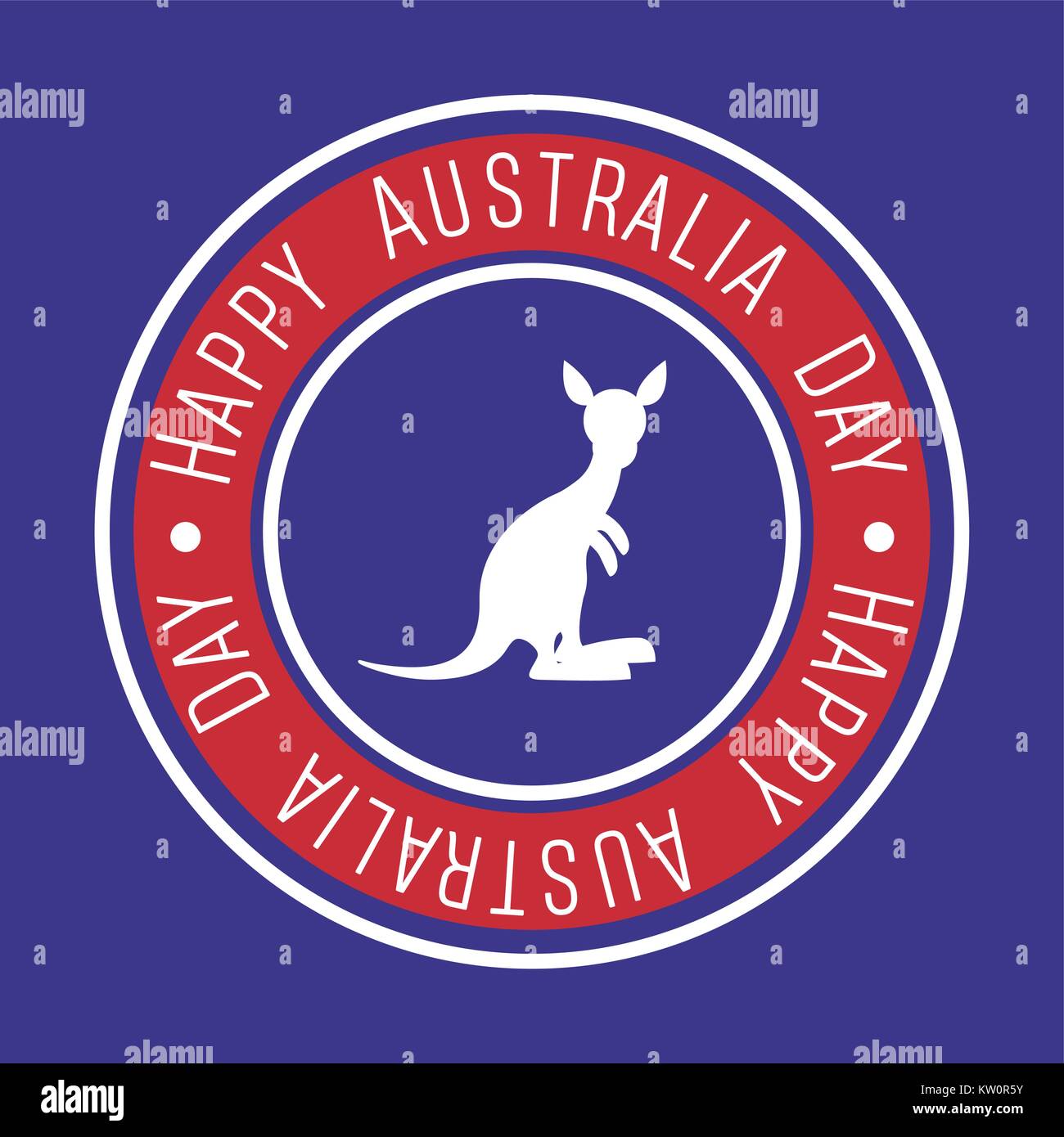 happy australia day label Stock Vector Image & Art - Alamy
