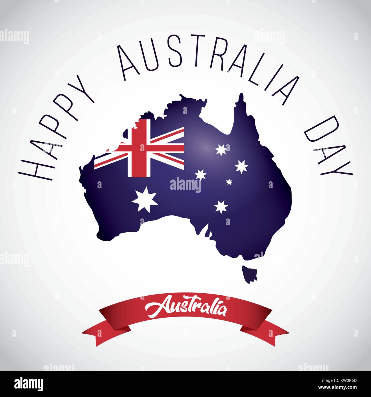 happy australia day map of australia Stock Vector Image & Art - Alamy