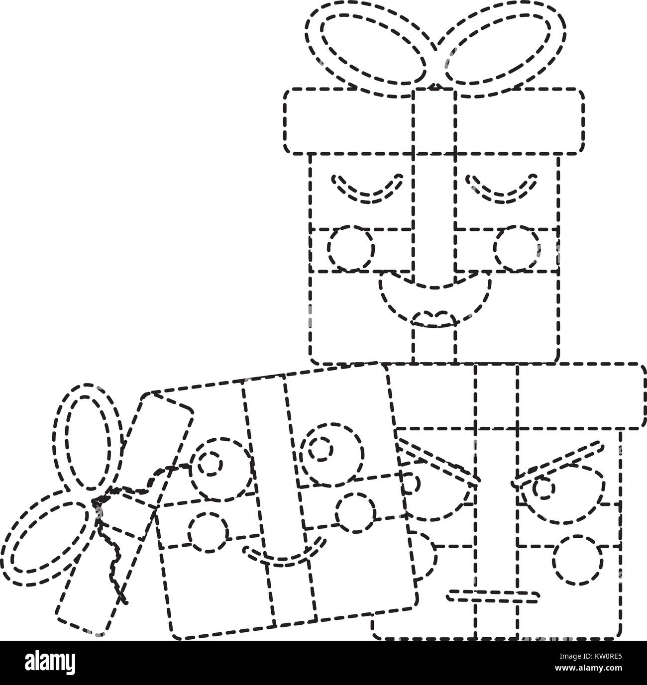 gift boxes emoji icon image Stock Vector Image & Art - Alamy