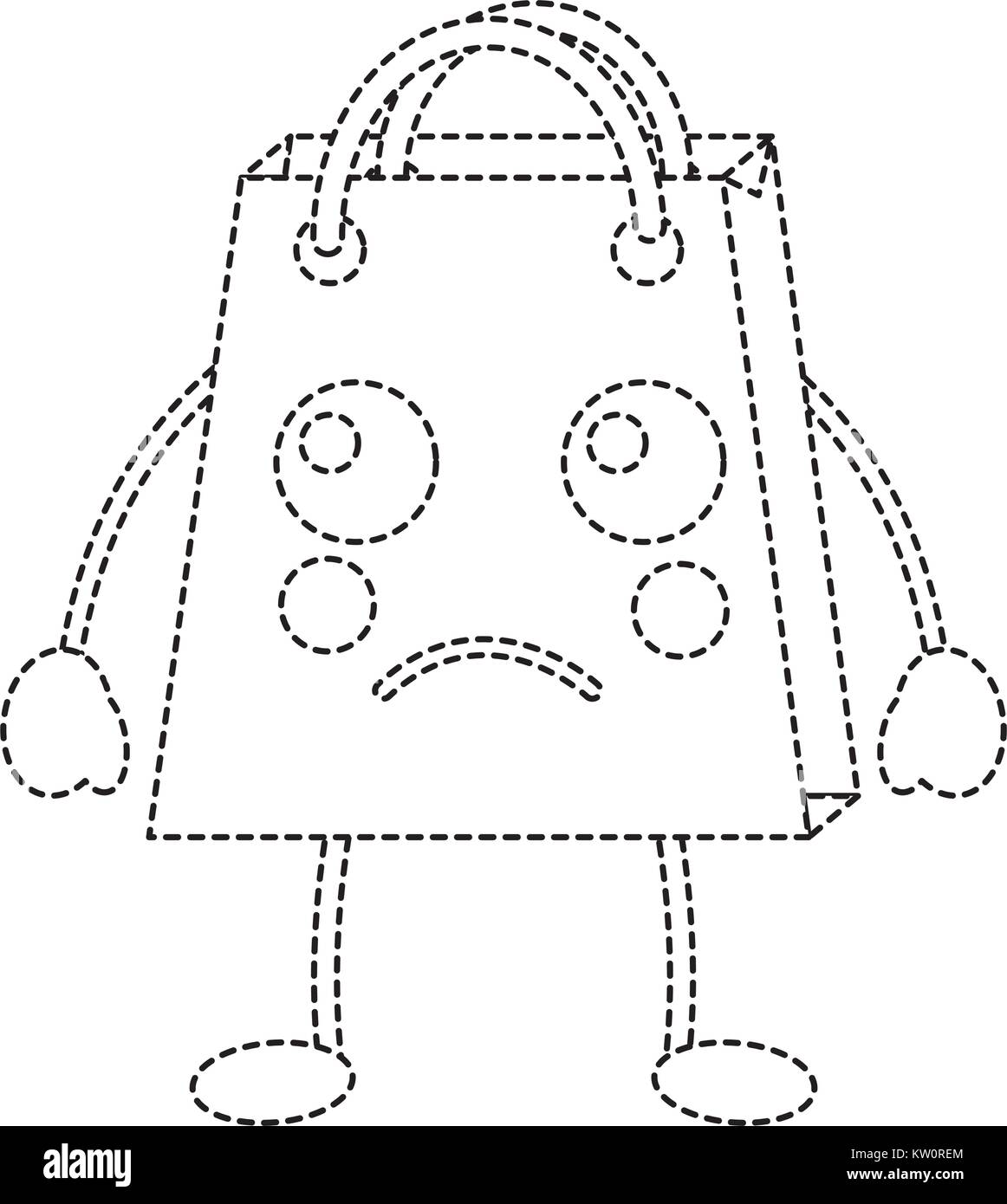 shopping bag sad emoji icon image Stock Vector Image & Art - Alamy