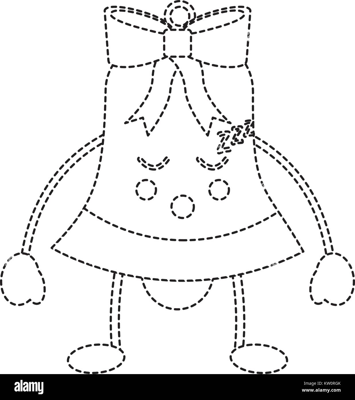 christmas bell sleep emoji icon image Stock Vector Image & Art - Alamy