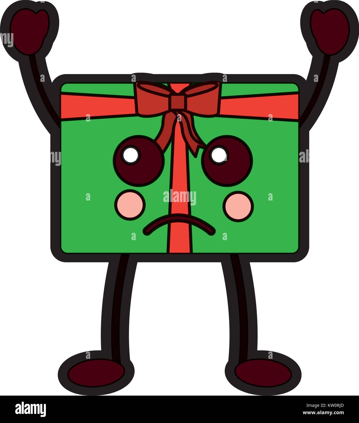 gift box sad crying emoji icon image Stock Vector Image & Art - Alamy