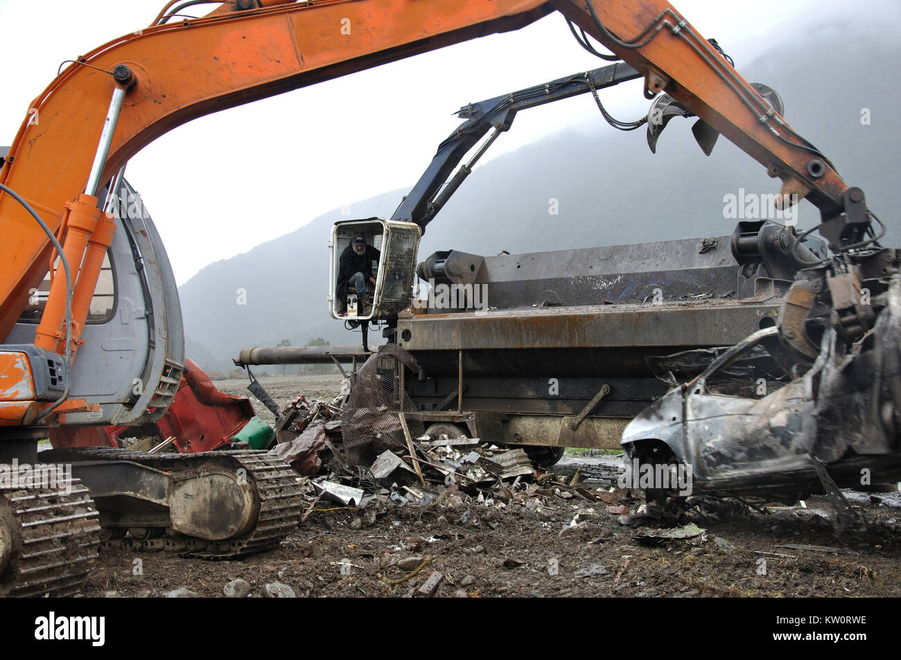 Car compactor hi-res stock photography and images - Alamy