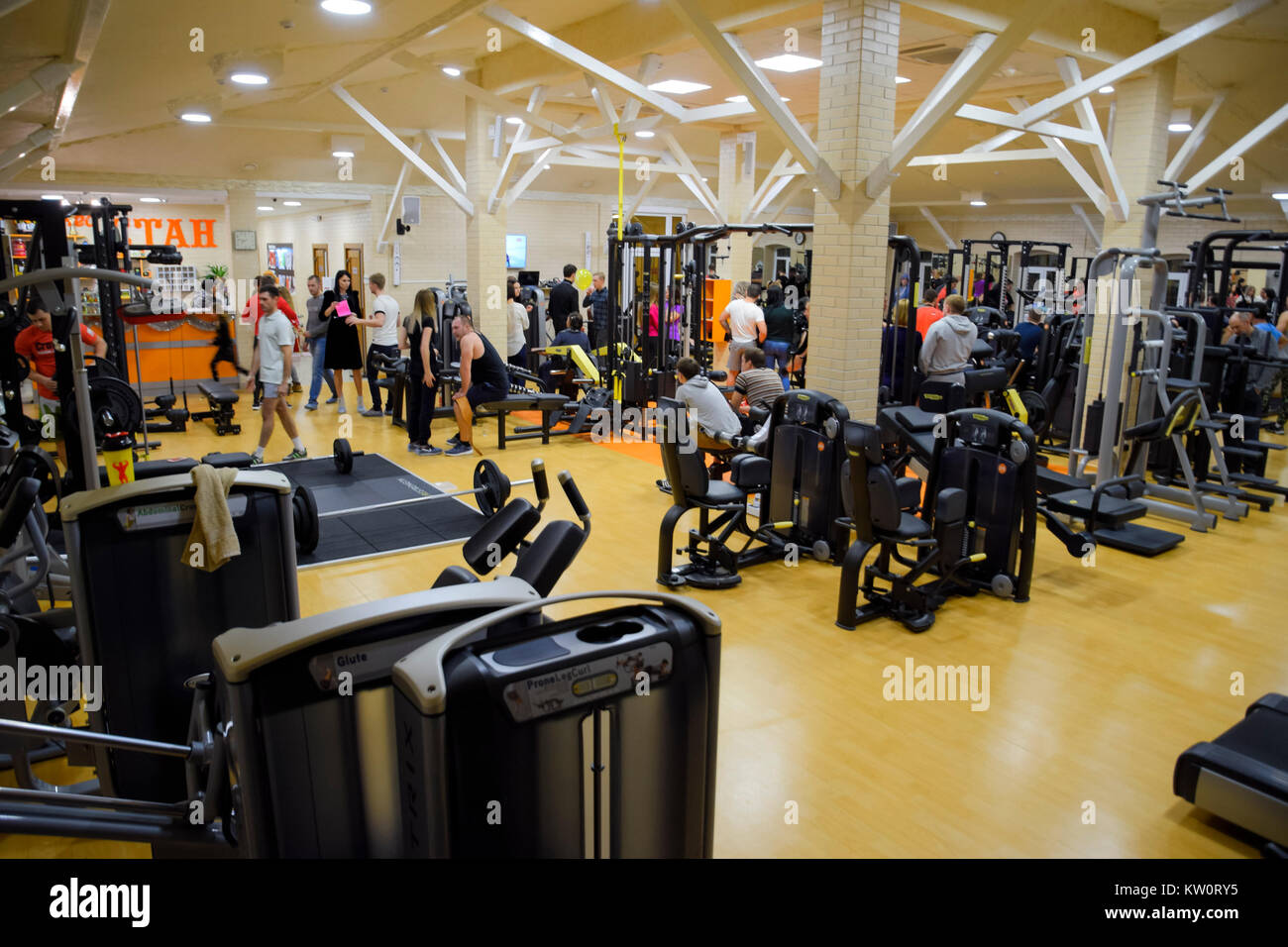 Fitness Hall Stan. Cross-match competitions dedicated to the birthday ...