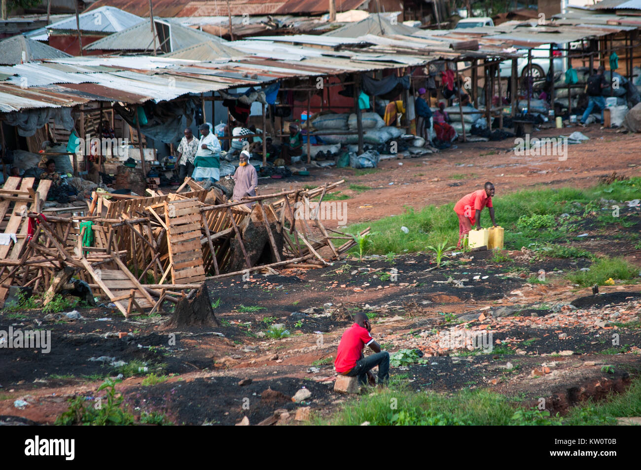 Uganda market scene hi-res stock photography and images - Alamy